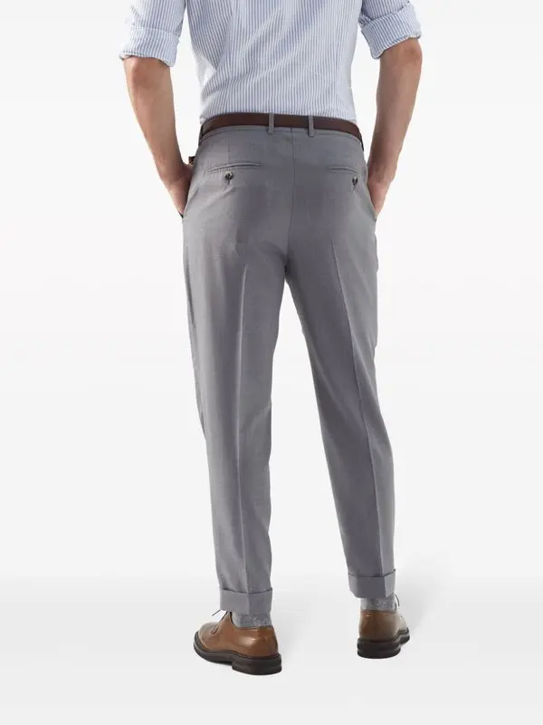 Brunello Cucinelli Tapered-leg Tailored Trousers