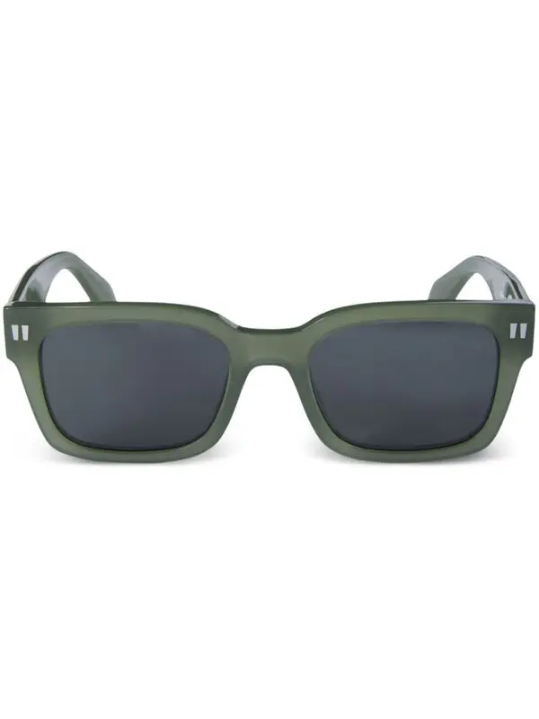 Off-White Midland Square-frame Sunglasses - Green