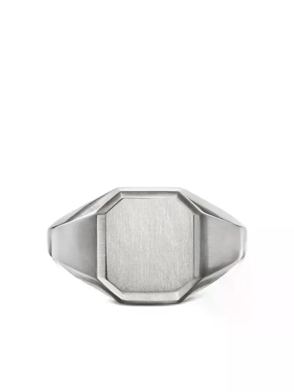 David Yurman Sterling Streamline Signet Ring