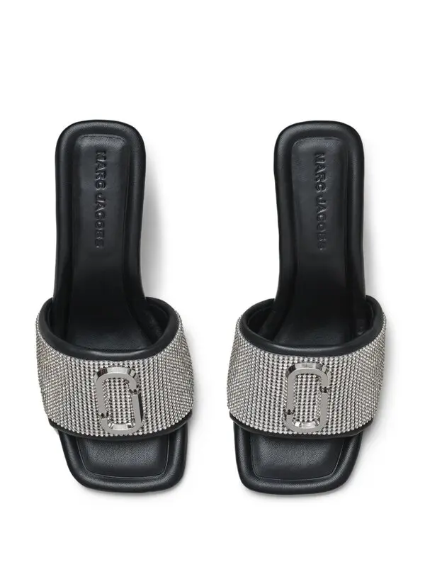 Marc Jacobs Rhinestone J Marc 65mm Sandals