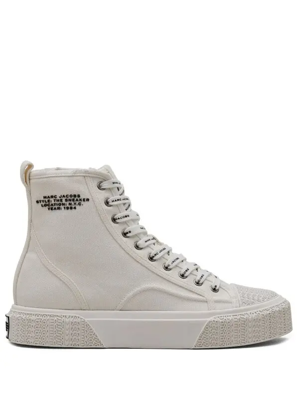 Marc Jacobs Canvas High-top Sneakers - White