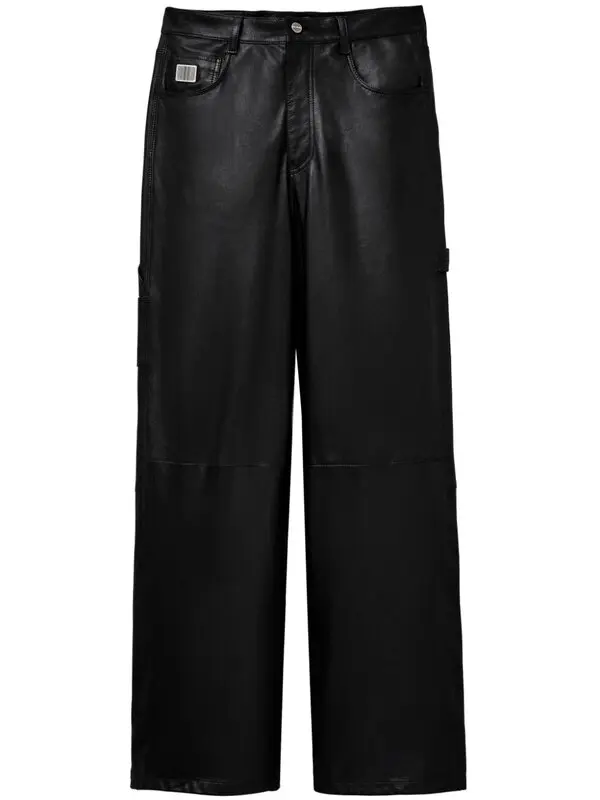 Marc Jacobs Wide-leg Leather Trousers