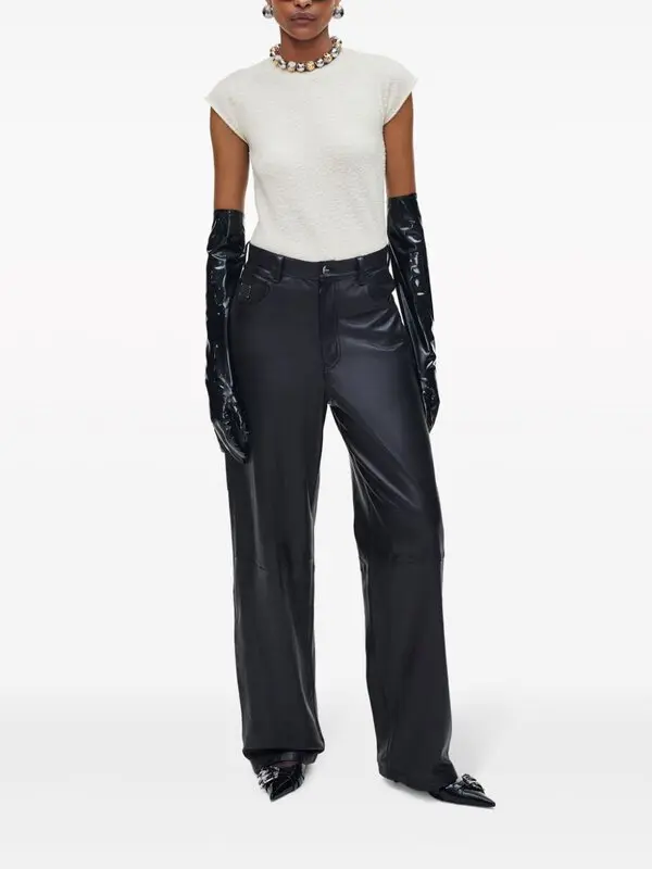 Marc Jacobs Wide-leg Leather Trousers
