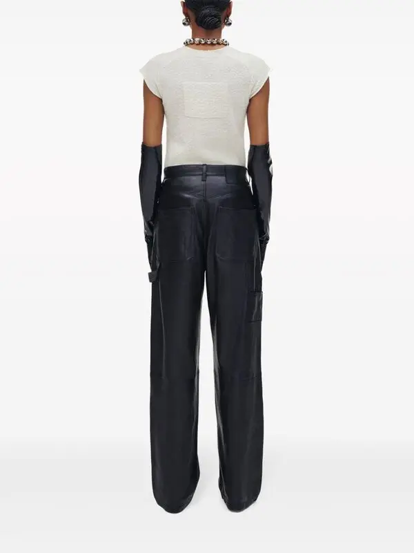 Marc Jacobs Wide-leg Leather Trousers