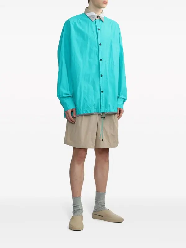 Kolor Pleated Tailored Shorts