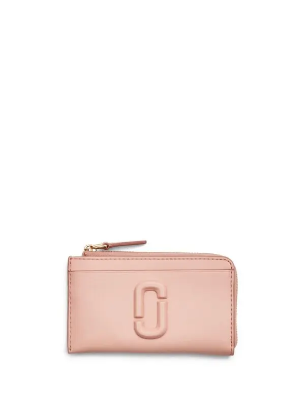 Marc Jacobs The Covered J Marc Top Zip Multi Wallet - Pink