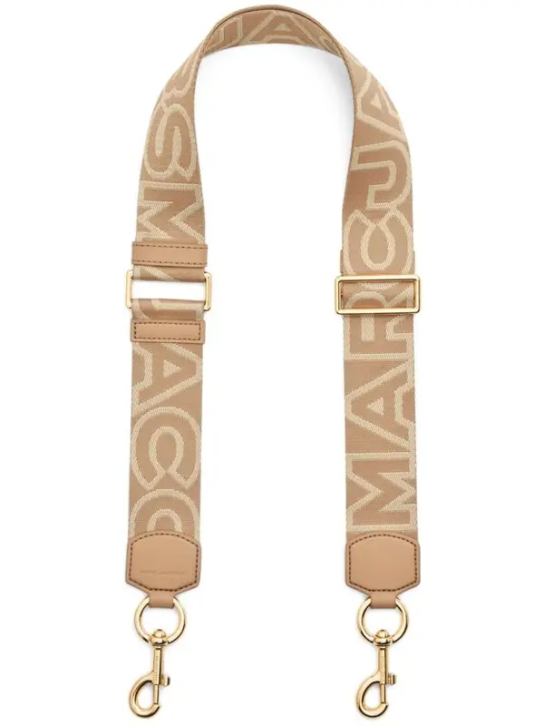Marc Jacobs Outline Logo Webbing Strap - Neutrals