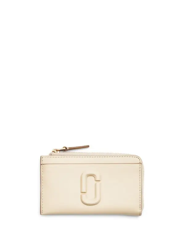 Marc Jacobs The Covered J Marc Top Zip Multi Wallet - Neutrals