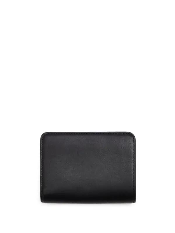 Marc Jacobs The Covered J Marc Mini Compact Wallet - Black