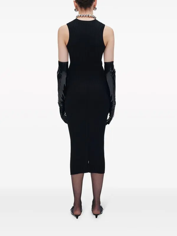 Marc Jacobs Merino-wool Twisted Midi Dress