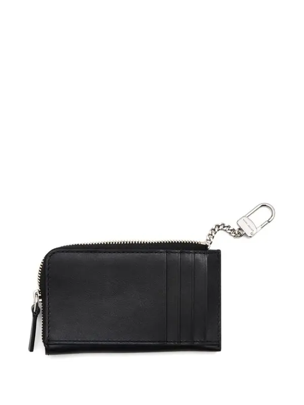 Marc Jacobs The Covered J Marc Top Zip Multi Wallet - Black