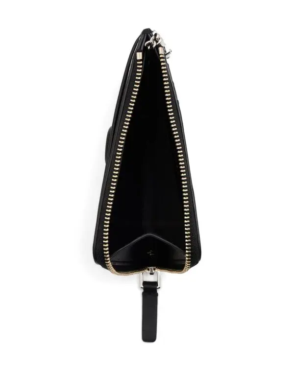 Marc Jacobs The Covered J Marc Top Zip Multi Wallet - Black