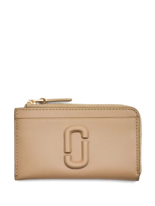 Marc Jacobs The Covered J Marc Top Zip Multi Wallet - Neutrals