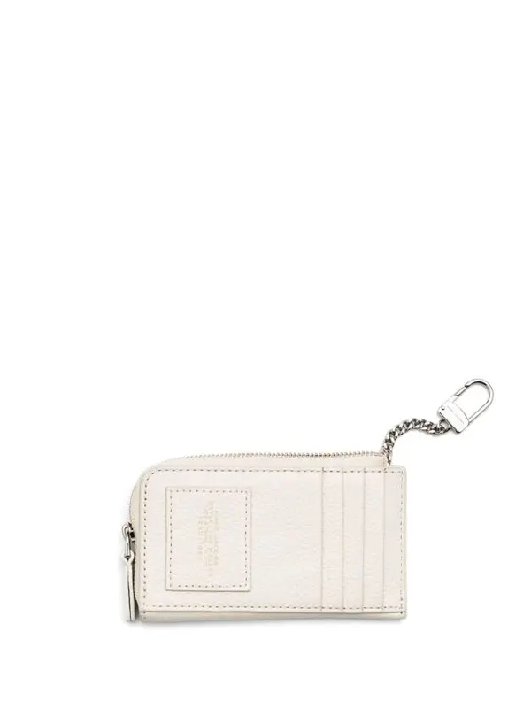 Marc Jacobs The Leather Top Zip Multi Wallet - White