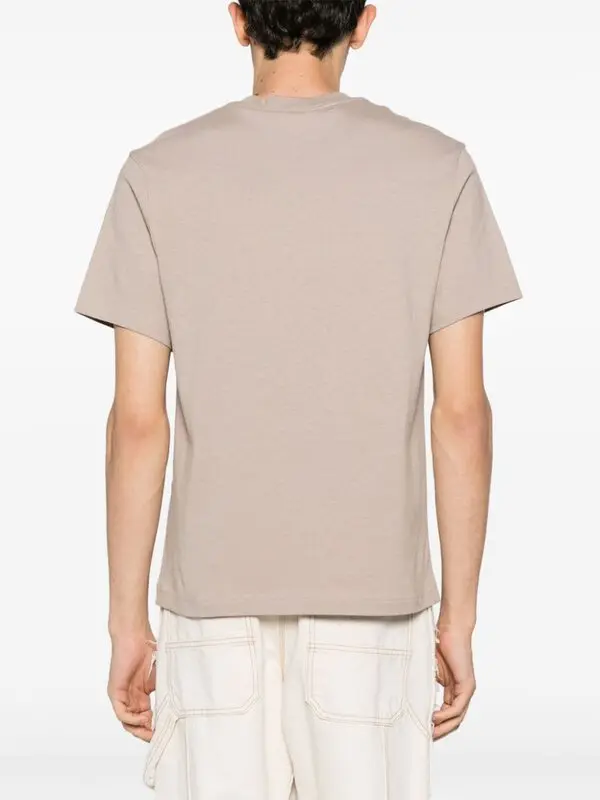 Axel Arigato Logo-print Cotton T-shirt - Grey