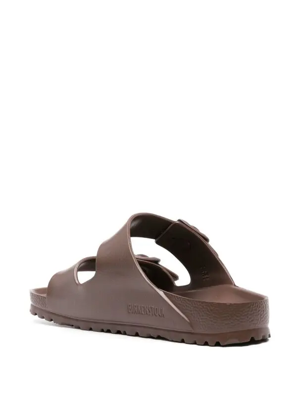 BIRKENSTOCK Arizona Buckle Slides - Brown