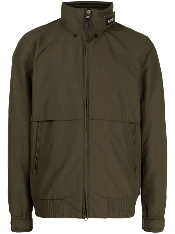 Woolrich High-neck Zip-up Jacket - Green