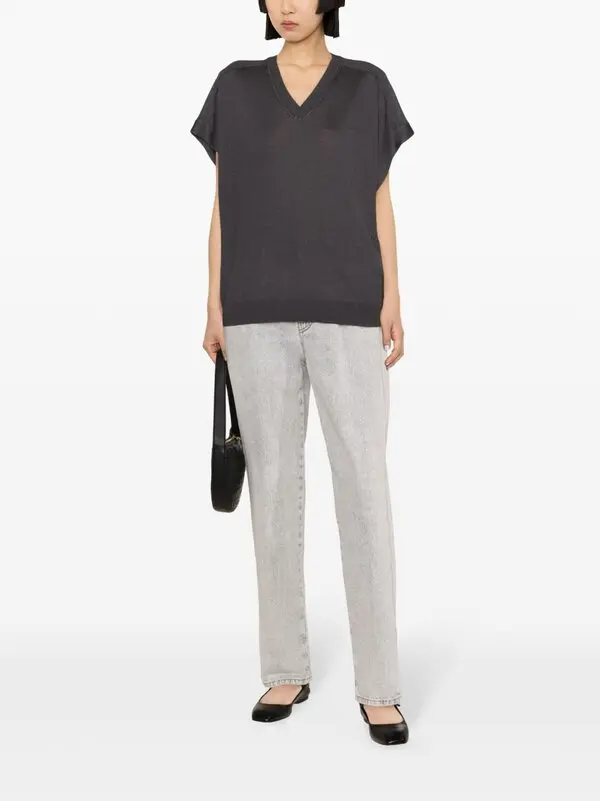Brunello Cucinelli Crew-neck Knitted T-shirt