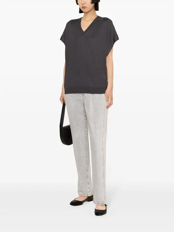 Brunello Cucinelli Crew-neck Knitted T-shirt