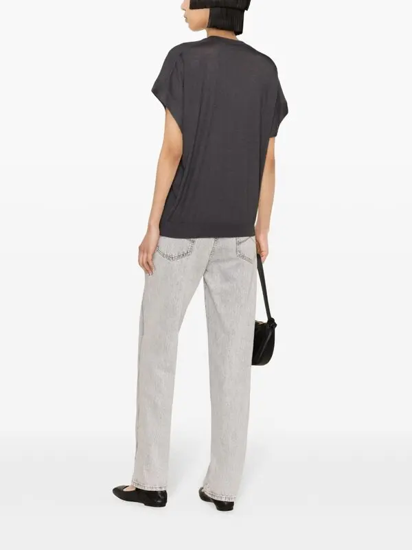 Brunello Cucinelli Crew-neck Knitted T-shirt