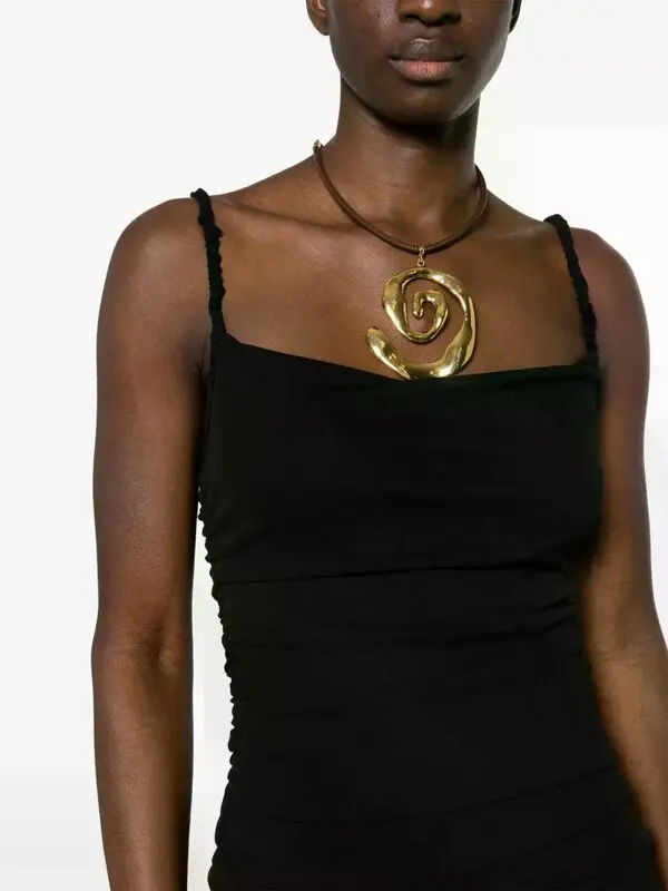 Nanushka Alexa Ruched Midi Dress