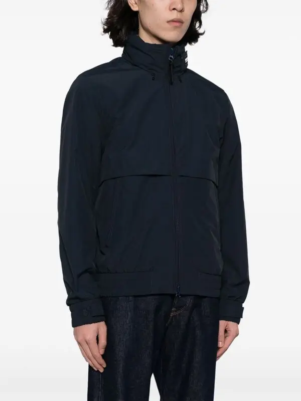 Woolrich High-neck Zip-up Jacket - Blue