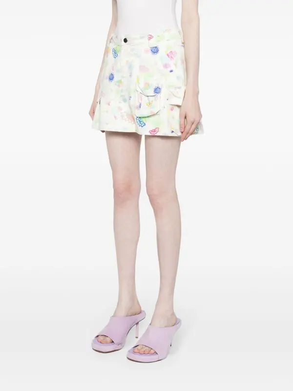 Collina Strada Floral-print Miniskirt