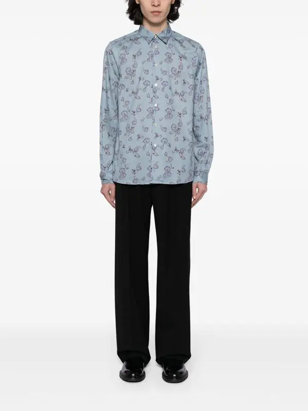 Paul Smith Paisley-print Cotton Shirt