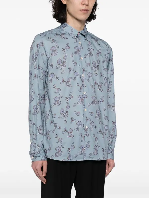 Paul Smith Paisley-print Cotton Shirt