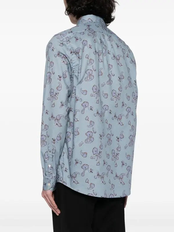 Paul Smith Paisley-print Cotton Shirt