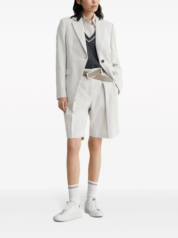 Brunello Cucinelli Cotton-linen Bermuda Shorts