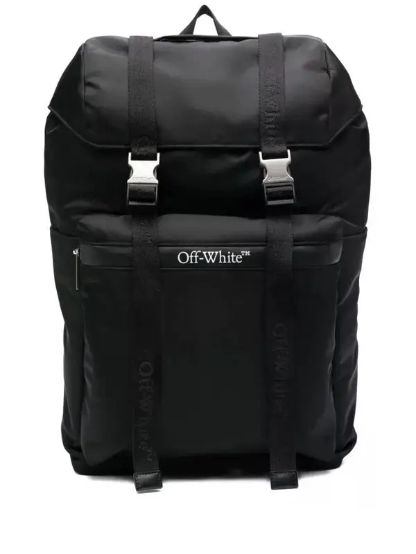 Off-White Outdoor Drawstring Backpack - Black
