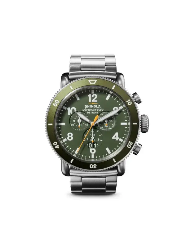 Shinola Runwell Sport Chronograph 48mm - Silver