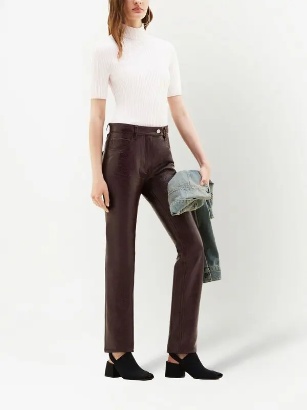 COURREGES Straight-leg Trousers - Purple
