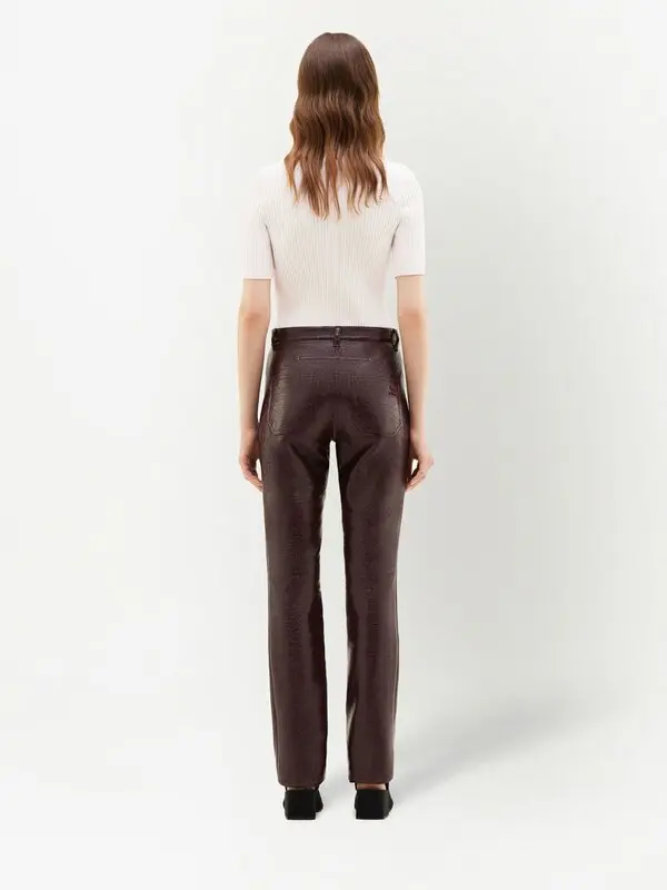 COURREGES Straight-leg Trousers - Purple