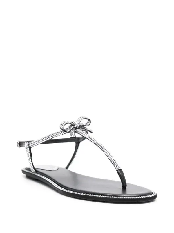Rene Caovilla Diana Crystal-embellished Sandals - Black