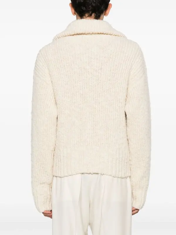 Ami Brushed Half-zip Jumper
