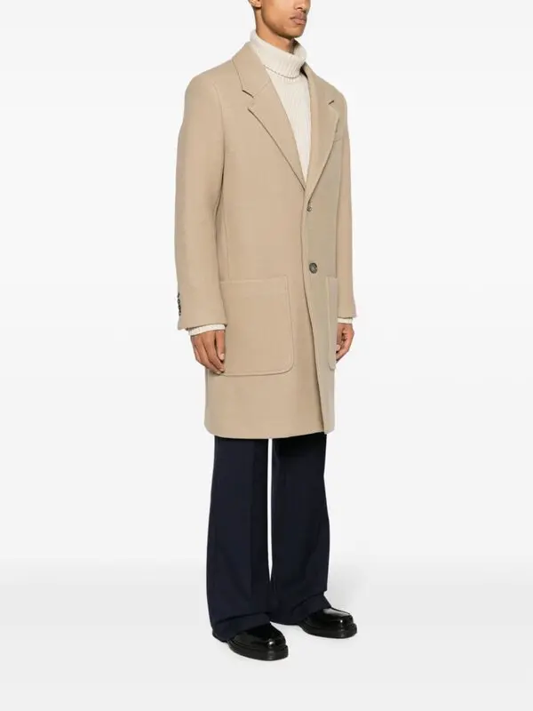 Ami Virgin Wool Single-breasted Coat