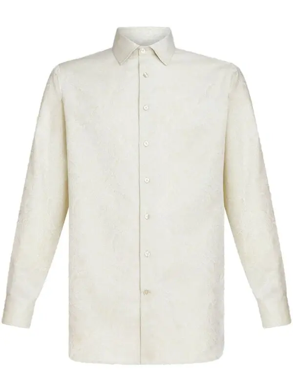 Etro Cotton-jacquard Shirt