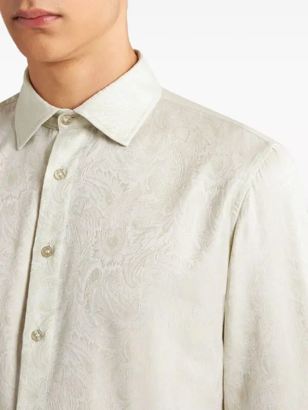 Etro Cotton-jacquard Shirt