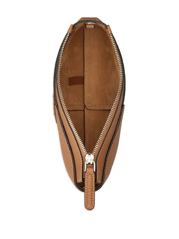 TOD'S Logo-debossed Leather Shoulder Bag
