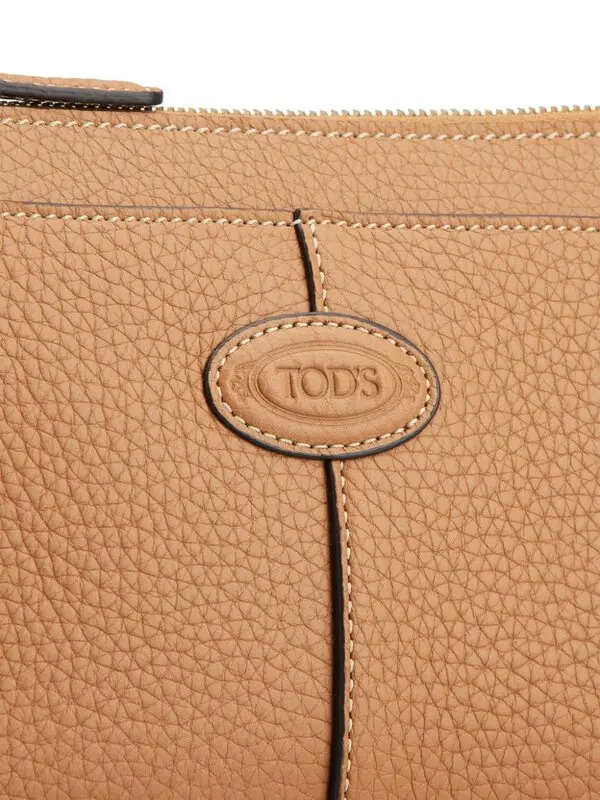 TOD'S Logo-debossed Leather Shoulder Bag