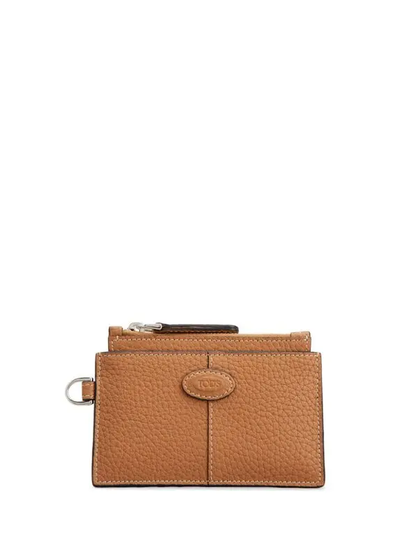 TOD'S Logo-debossed Leather Wallet - Brown
