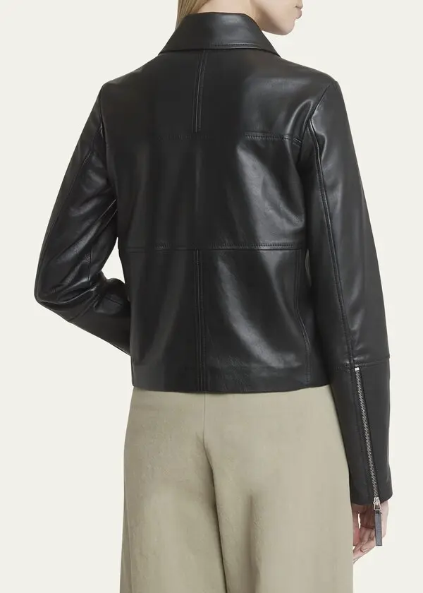 Proenza Schouler White Label Annabel Leather Jacket - Black