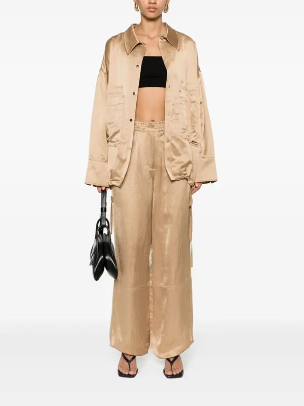Dorothee Schumacher Drawstring Hem Shirt Jacket