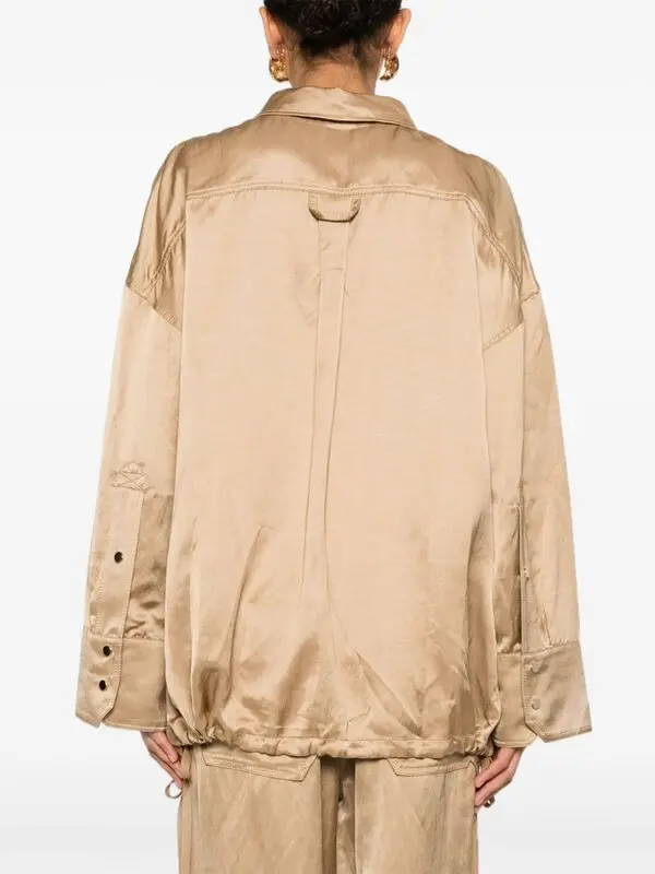 Dorothee Schumacher Drawstring Hem Shirt Jacket