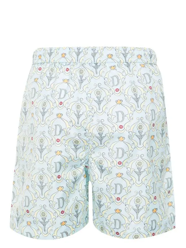 Drole De Monsieur Logo-print Swim Shorts
