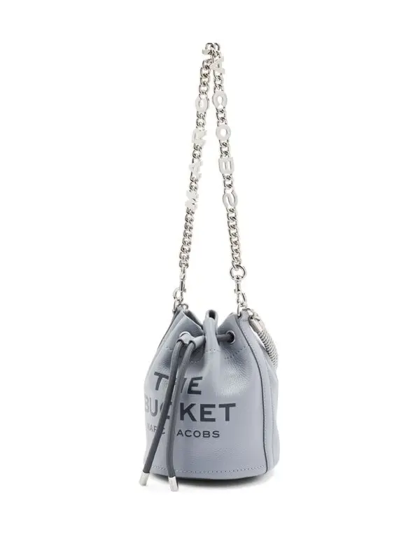 Marc Jacobs Logo Chain-link Shoulder Strap - Silver