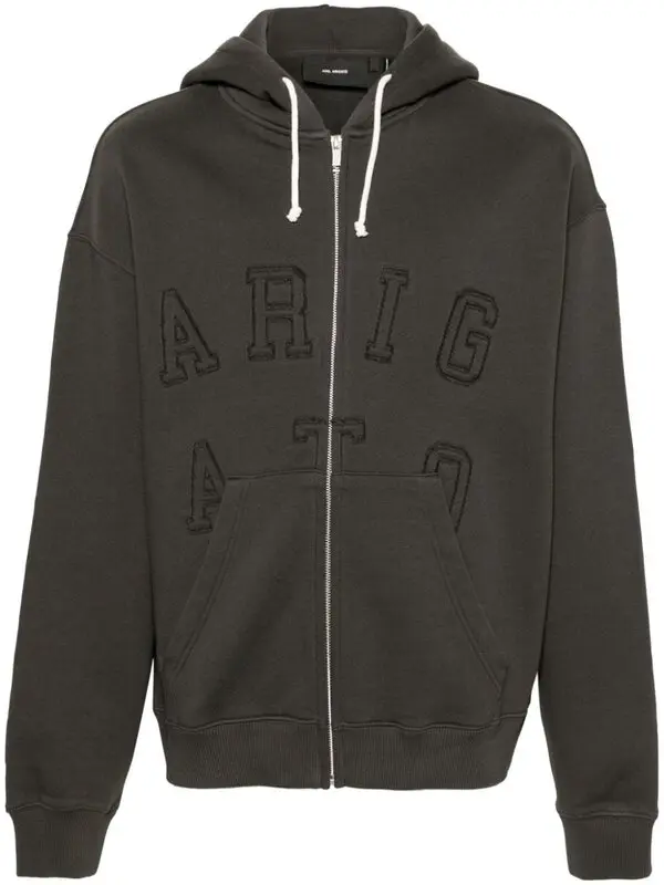 Axel Arigato Legend Logo-patches Hoodie - Black