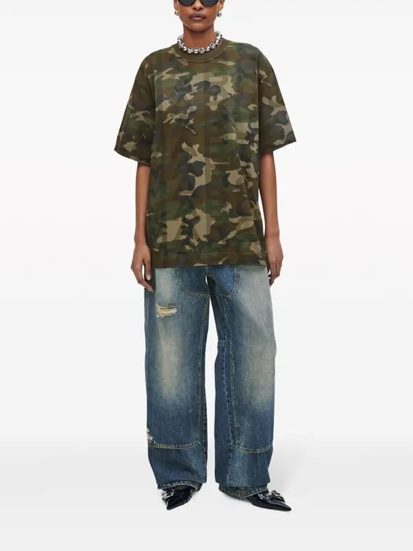 Marc Jacobs Logo-print Camouflage T-shirt